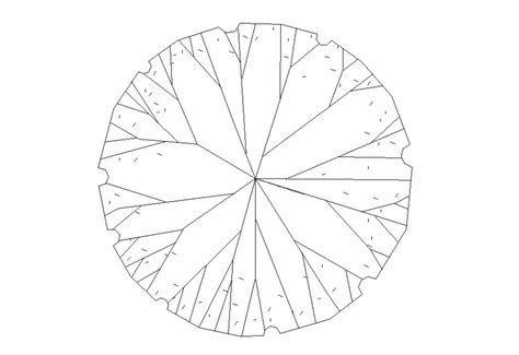 Autocad Plan Of Tree