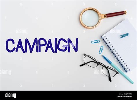 Handwriting Text Campaign Business Approach Organized Course Of Action To Promote And Sell