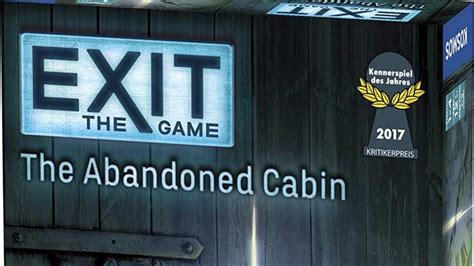 Exit The Game The Abandoned Cabin Escape The Roomz