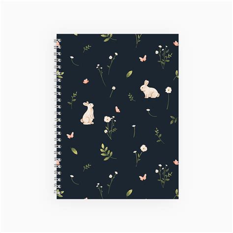 White Rabbit Notebook Blue Dotgrid