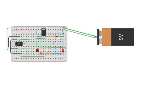 circuit design led flasher circuit design tinkercad