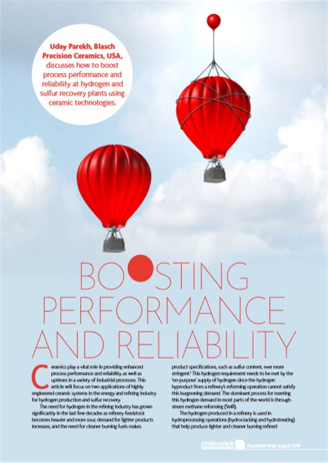 Boosting Performance And Reliability In Your Sru And Smr Blasch