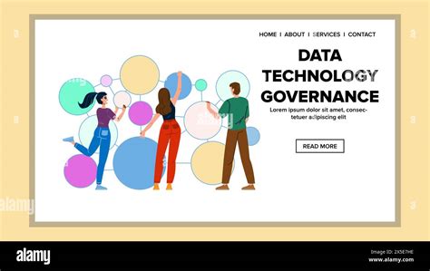 Security Data Technology Governance Vector Stock Vector Image And Art Alamy