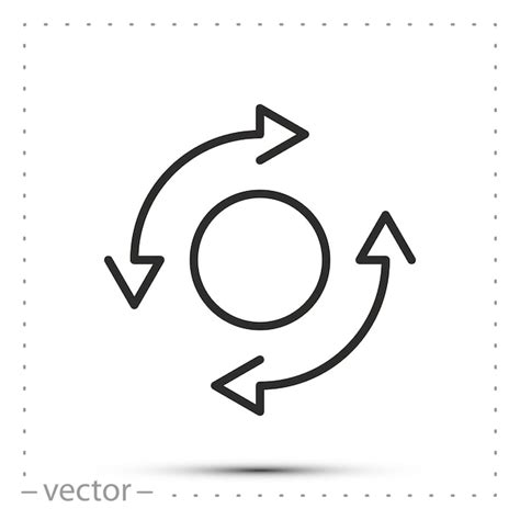 Premium Vector Axis Of Rotation