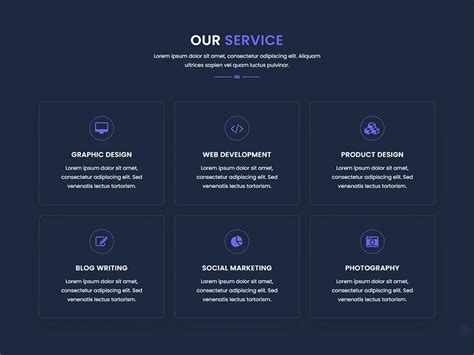 Business Website Service Page Template By Md Belal Hossain ~ Epicpxls