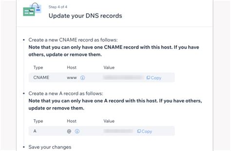 Connecting A Domain To Wix Using The Pointing Method Help Center Wix Com