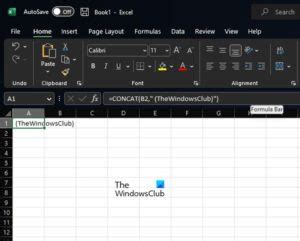 How To Add Text To A Cell In Excel Using Formula
