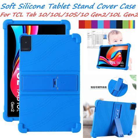 เคสซิลิโคนนุ่มสำหรับ Tcl แท็บ10l Gen2 Casing Tablet 10 1นิ้วสำหรับแท็บ
