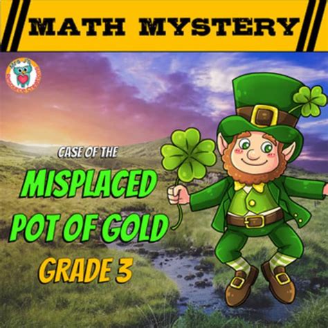 3rd Grade St Patricks Day Math Activity St Patricks Day Math Mystery