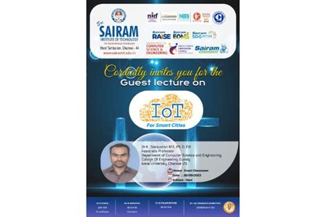 Department Of Computer Science And Engineering Organizes A Guest