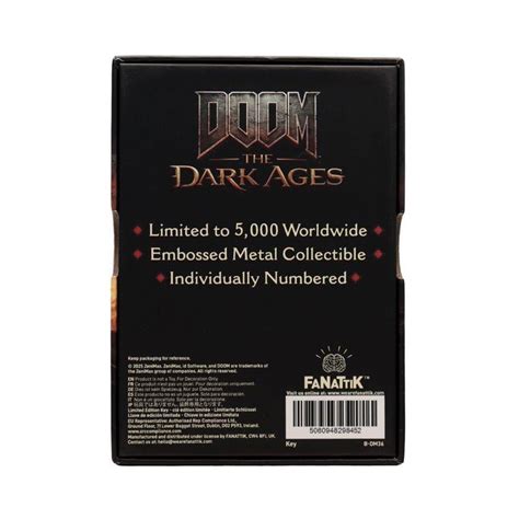 Doom The Dark Ages Secret Key Replica Limited Edition Shopforgeek