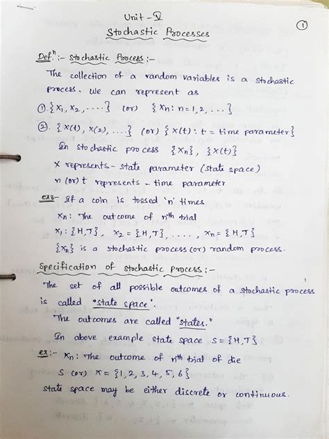 Stochastic Process Pdf