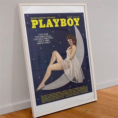1973 Vintage Playboy Magazine Cover Wall Art Poster Depop