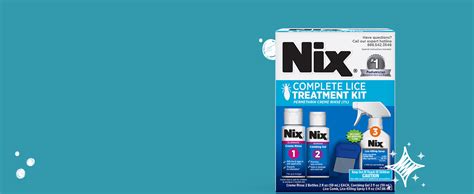 Nix Complete Lice Treatment Kit For Home And Hair With Permethrin Crème Rinse
