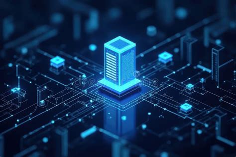 Vps Failover Infrastructure Visualization Stock Illustration