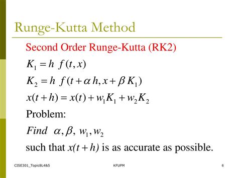 Ppt Cise301 Numerical Methods Topic 8 Ordinary Differential
