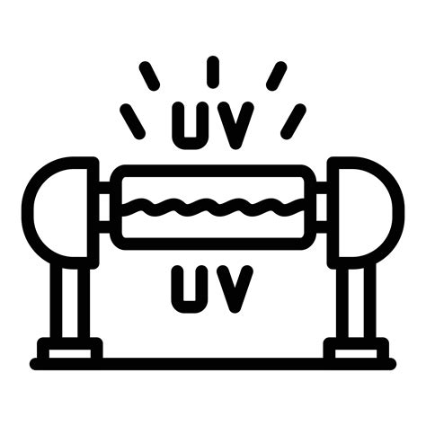 Uv Sterilization Icon Outline Style 15900488 Vector Art At Vecteezy