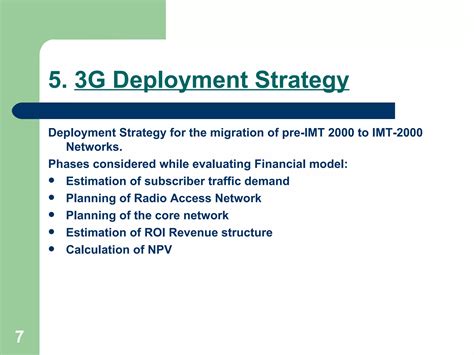 3rd Generation Wireless Networks Ppt