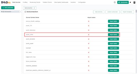 Connect To A Data Source Dqops Data Quality Operations Center