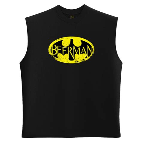 Beerman Alcohol Series Ön Baskılı Unisex Sleeveless Atlet