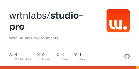 GitHub Wrtnlabs Studio Pro Wrtn Studio Pro Documents