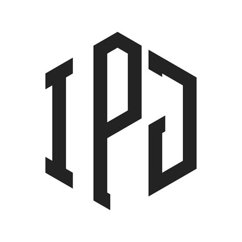 Premium Vector Ipj Logo Design Initial Letter Ipj Monogram Logo Using