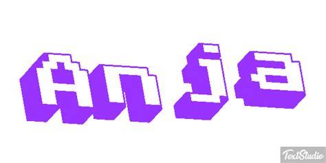 Anja Name Animated  Logo Designs