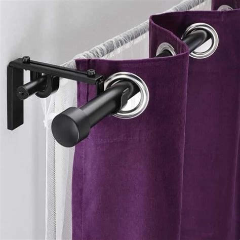 أشكال ستائر على مواسير مودرن 2024 براقع وشيفون