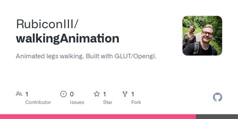GitHub RubiconIII WalkingAnimation Animated Legs Walking Built With GLUT Opengl