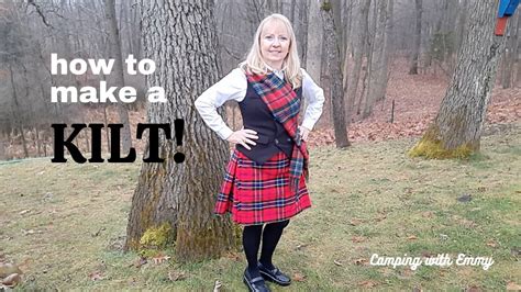 Step By Step Instructions On How To Make Your Very Own Kilt Youtube