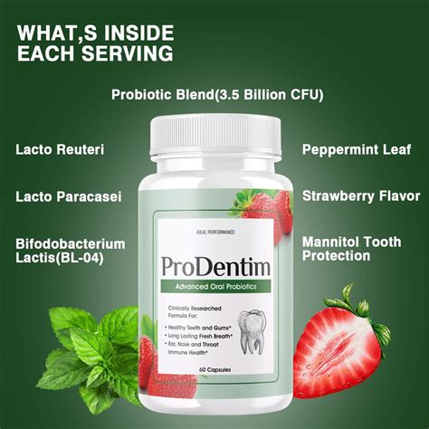 Prodentim Advanced Oral Probiotics Formula Improve Teeth Gums Bad