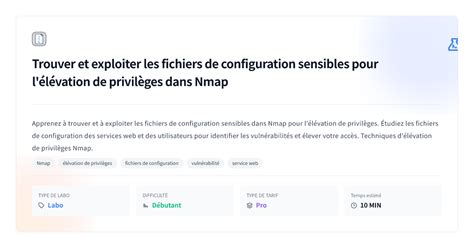 Trouver Et Exploiter Les Fichiers De Configuration Sensibles Pour L