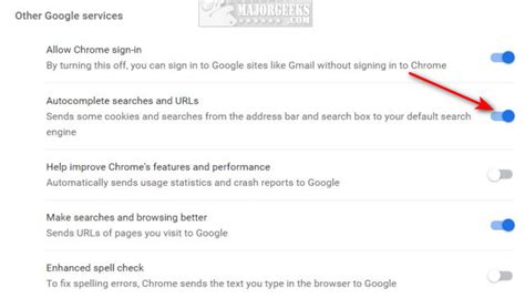How To Disable Google Chrome Search Suggestions MajorGeeks