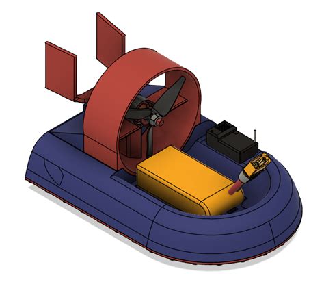 Rc Hovercraft By Dmitrii Tomin Download Free Stl Model