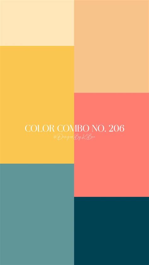 Color Combo No 206 Designsbykbee