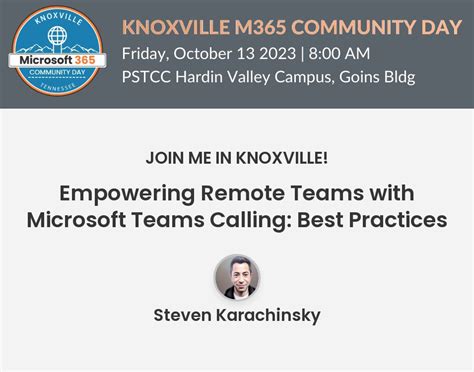 Microsoft M365 Teams Bestpractices Communityluv Knoxvillem365 Ziro