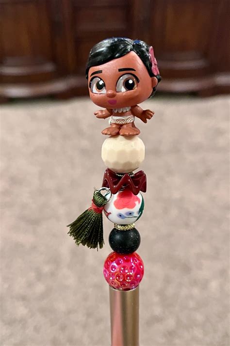 Disneys Moana And Raya Inspired Autograph Pen Beaded Ballpoint Pen