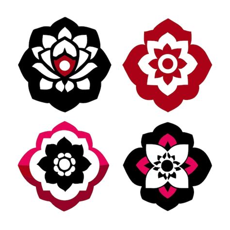 Premium Vector Modern Petal Vector Graphics