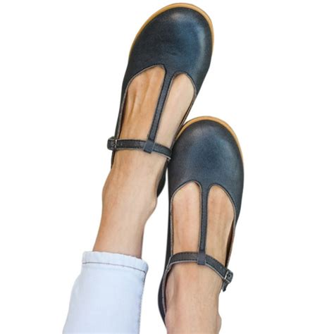 Mary Jane T Strap Flats