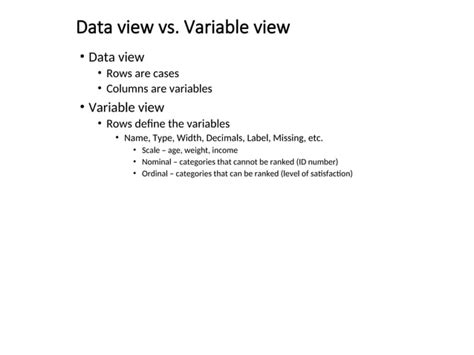 Spss Briefintroduction Spss Introduction Biostatistics Biostatistics