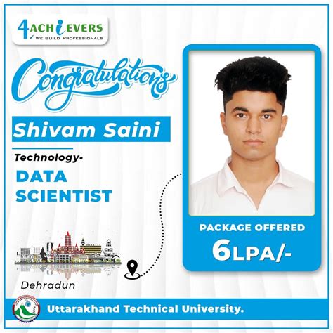 4achievers on linkedin achievement successstory datascience