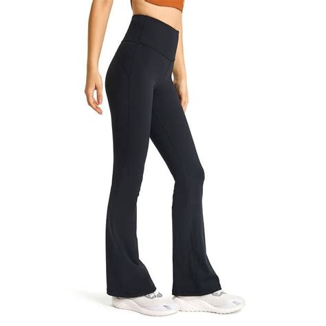 Fitop Flare Yoga Pants High Waist Bootcut Leggings With Pockets Soft