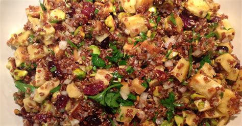 cook in dine out roasted parsnip quinoa salad with shallot lemon