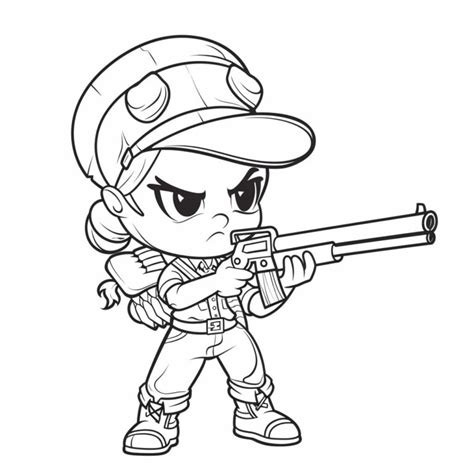 Brawl Stars Kleurplaat Unieke Download En Printen