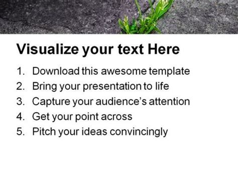 Growing Grass Geographical PowerPoint Templates And PowerPoint Backgrounds 0511