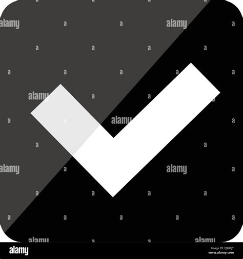 Glossy Black Checkbox Icon Editable Vector Stock Vector Image And Art