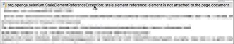 Stale Element Reference Exception In Selenium Webdriver And How To Fix It