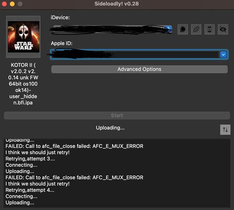 Error Signing Kotor 1 2 Macos Ventura 130 Rsideloadly