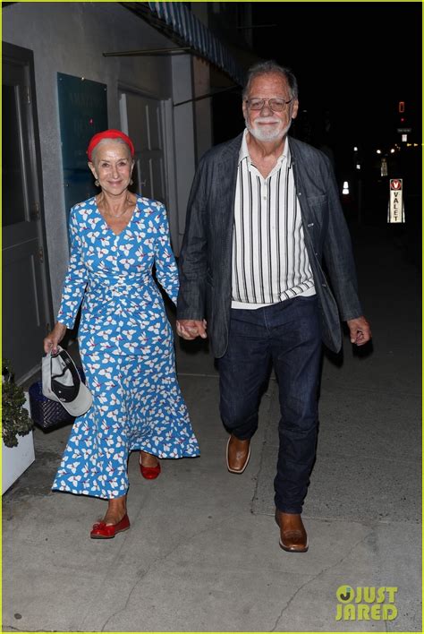 Helen Mirren Heads Out For Dinner Date With Husband Taylor Hackford