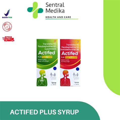 Jual Actifed Plus Syrupobat Batuk Flu Indonesiashopee Indonesia
